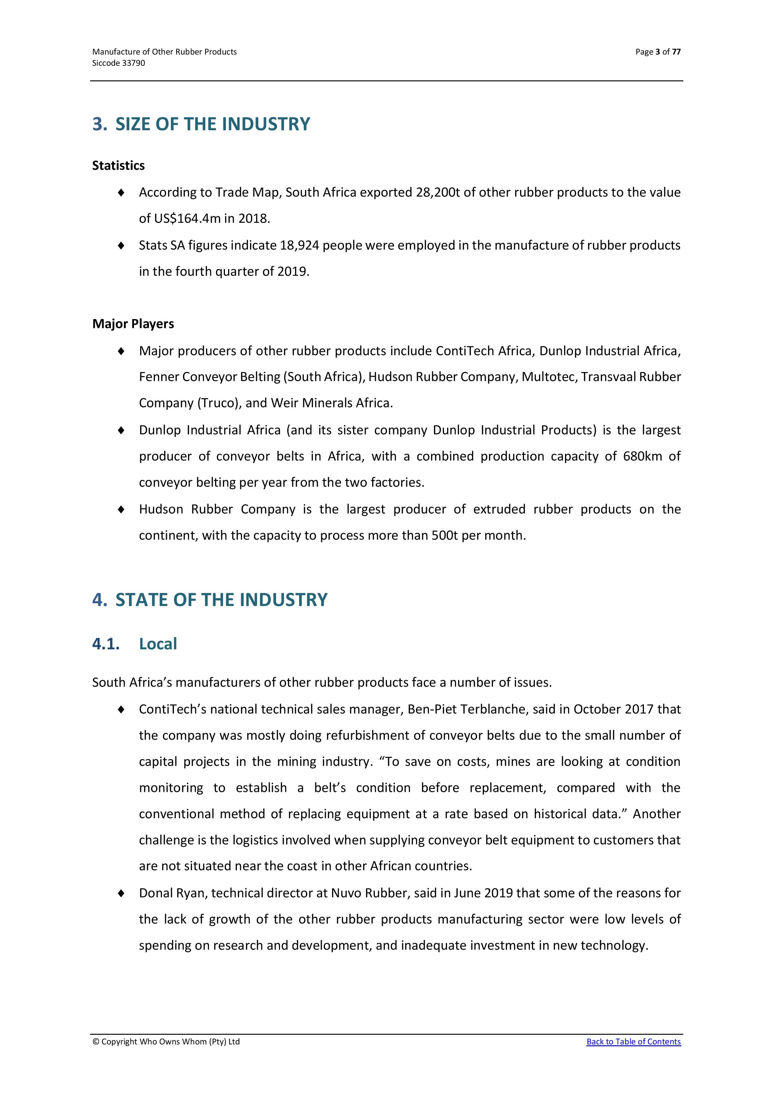 Manufacturing: Industry Report - Who Owns Whom
